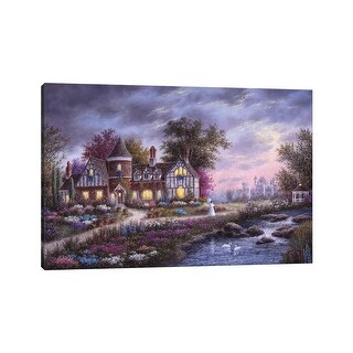 iCanvas "Ashleigh Gardens" by Dennis Lewan Canvas Print - Bed Bath ...