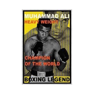 iCanvas "The Boxing Legend" by Luz Graphics Framed - Bed Bath & Beyond ...