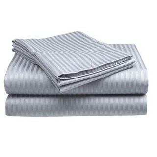 2 PACK Deluxe Hotel 400 Thread Count 100% Cotton Sateen Full Silver ...