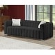 Wayna upholstered Modern Velvet Sofa for Living Room - Bed Bath ...