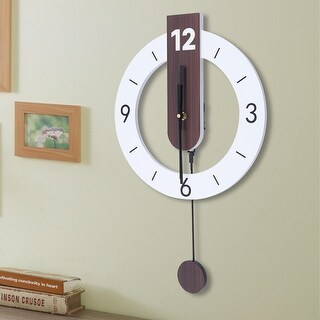 Simple Round Fashion Mute Clock Minimalist Art Quartz Wall Clock - 19in ...