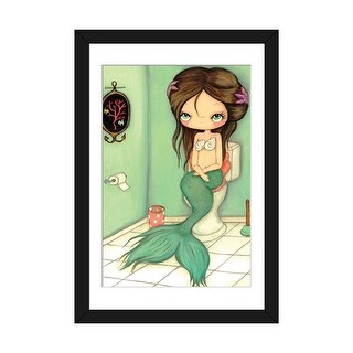 iCanvas "Mermaid on the Loo" by Kelly Ann Kost - Bed Bath & Beyond ...