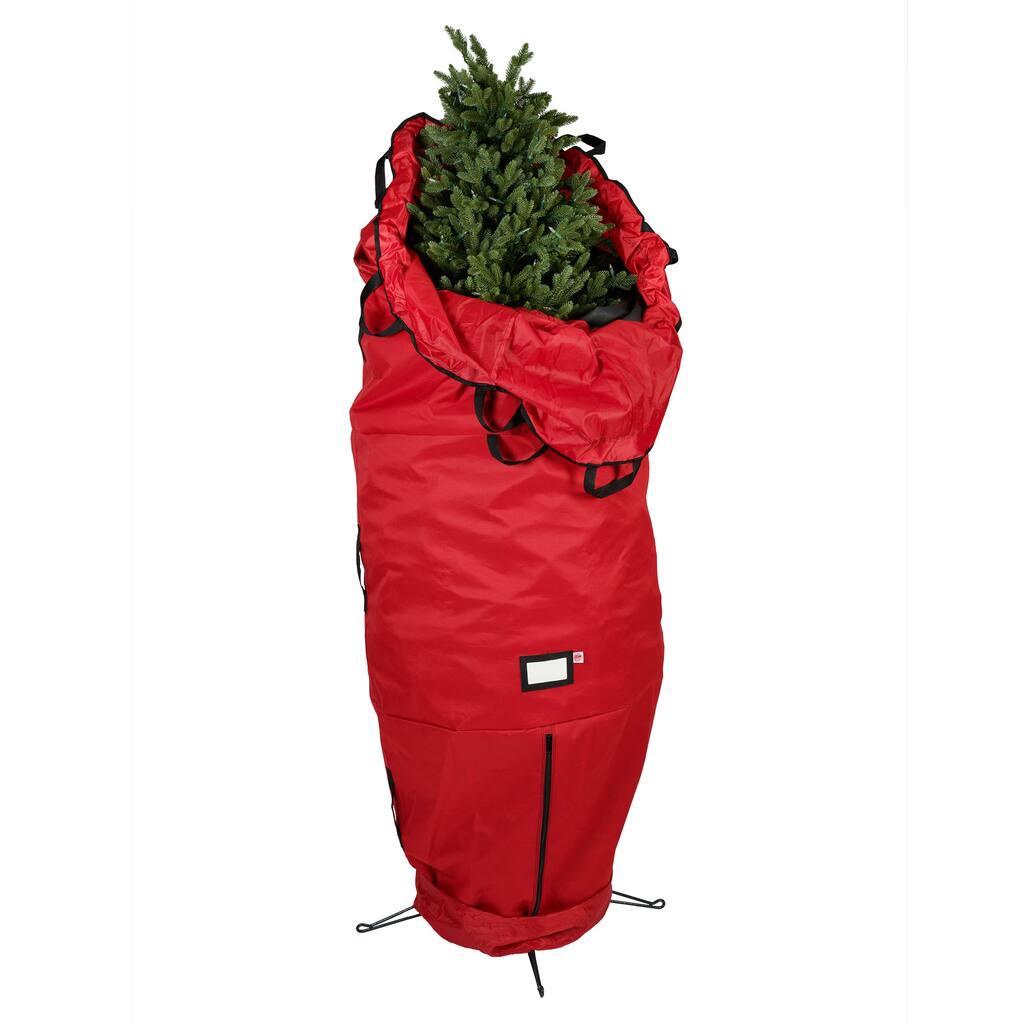 Upright Assembled Christmas Tree Bag with Wheels (7-9 ft. Trees ...