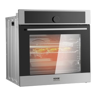 Single Wall Oven, 24" Electric Built-in Wall Oven with 16 Cooking ...