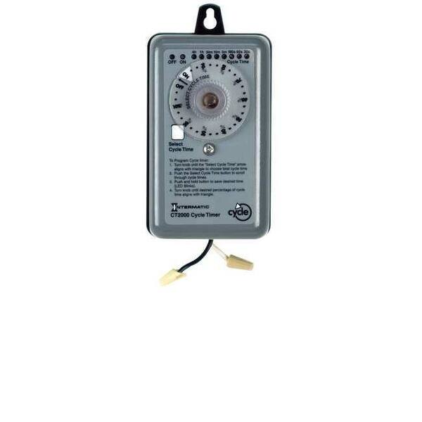 Intermatic Electromechanical Cycle Timer,SPST,Metal CT2000 - 1 Each ...