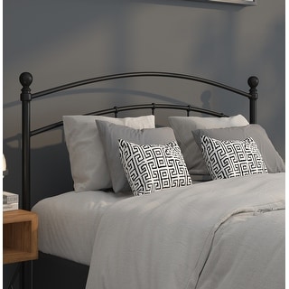 Pulman Classic Full Size Black Metal Headboard - Bed Bath & Beyond ...