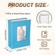 Small Photo Album, 6.5x4.9" PU Leather Picture Book with Front Window ...