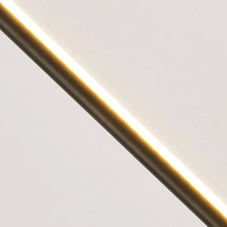 Minimalist Black Linear Tube LED Wall Light - 3000K Warm - On Sale ...