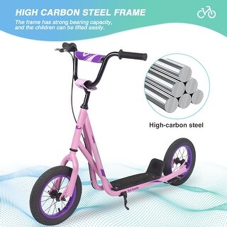 Pink Youth Scooter Shock-Absorber Scooter Kick Scooter - Bed Bath ...