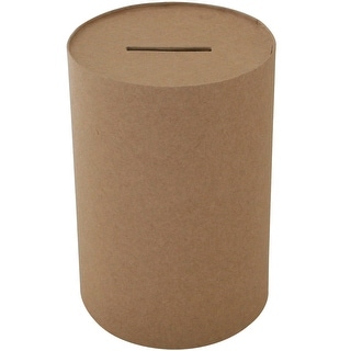 Paper-Mache Round Money Box-3.75"X3.75"X5.75" - Bed Bath & Beyond ...