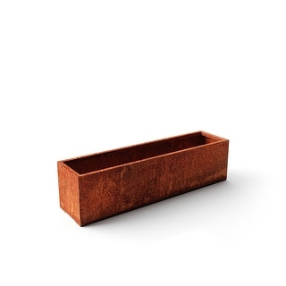 Corten Steel Window Box Planter - Bed Bath & Beyond - 32363272
