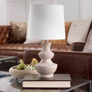 Sigrun White Washed Transitional Lamp - Bed Bath & Beyond - 22996917
