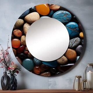 Designart "Spiritual Stones Of Harmony I" Spiritual Stone Wall Mounted ...