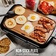 Ovente Electric Indoor Kitchen Griddle 16 x 10 Inch Nonstick Flat Cast ...