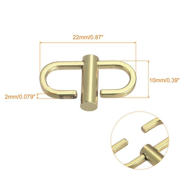 Adjustable Metal Buckles, 2Pcs 22x10mm Chain Shortener Bag Strap Clasps ...