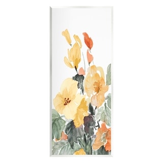 Stupell Yellow Spring Blooms Wall Plaque Art Design by Lanie Loreth ...