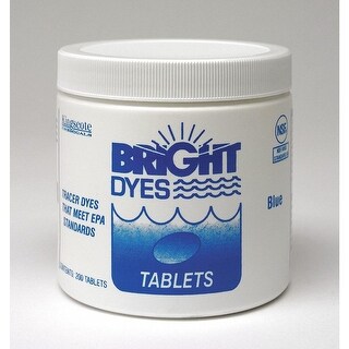 Bright Dyes Dye Tracer Tablet: Blue, 200 Tablets Size, For 0 to 50, 000 ...