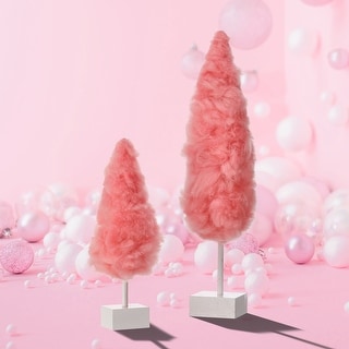 8/12" Cotton Candy Tree Set of 2 - Bed Bath & Beyond - 38248373