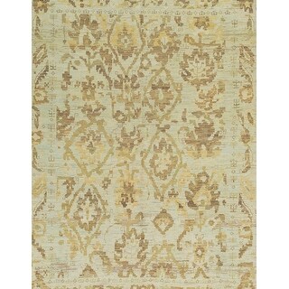 Ahgly Company Machine Washable Abstract Metallic Gold Area Rugs - Bed ...