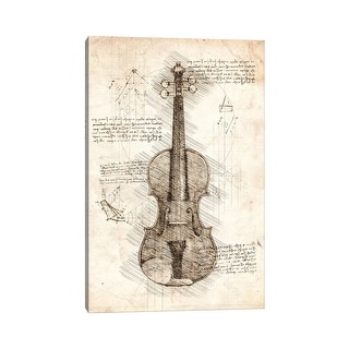 iCanvas "Violin" by Cornel Vlad Canvas Print - Bed Bath & Beyond - 34544029