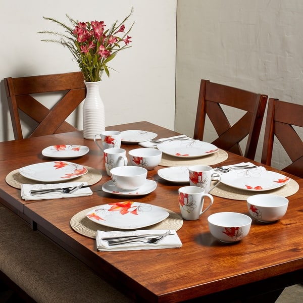 16pc Dinnerware Set - Lily - On Sale - Bed Bath & Beyond - 17131008