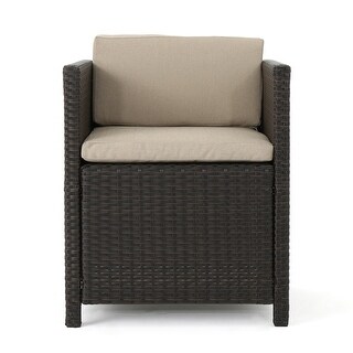 2-Piece Patio Outdoor Wooden Dining Chairs Set with Water-resistant ...