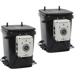 Active Aqua (2) Hydrofarm Grow Flow Ebb & Gro Controller Units w/2 ...