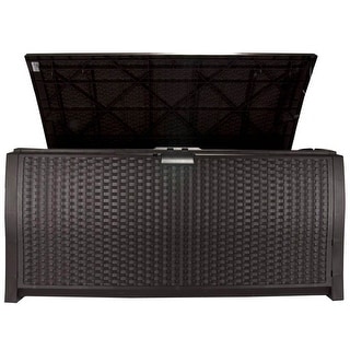 Resin 99-Gallon Deck Box - Mocha Brown - DBW9200 - Bed Bath & Beyond ...