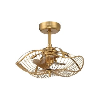 Auri™ 22 inch Ceiling Fan with Remote Control and Dimmable Lights - Bed ...