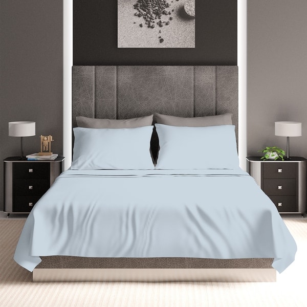 SLEEP RX 100% Cotton Super Soft Graphene-Infused Sateen Sheet Set - Bed ...