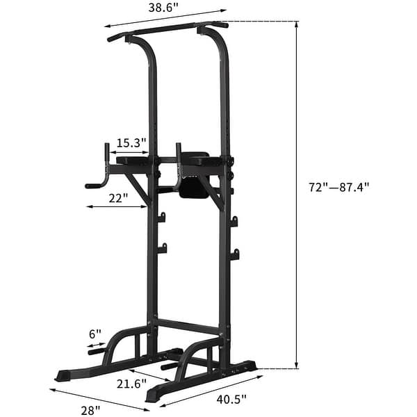 GDY Power Tower Multi-Function Dip Stands Pull Up Tower Height ...