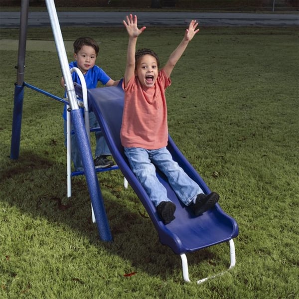 XDP Recreation Freedom Fun Play Swing Set w/See Saw, Super Disc, Swings ...