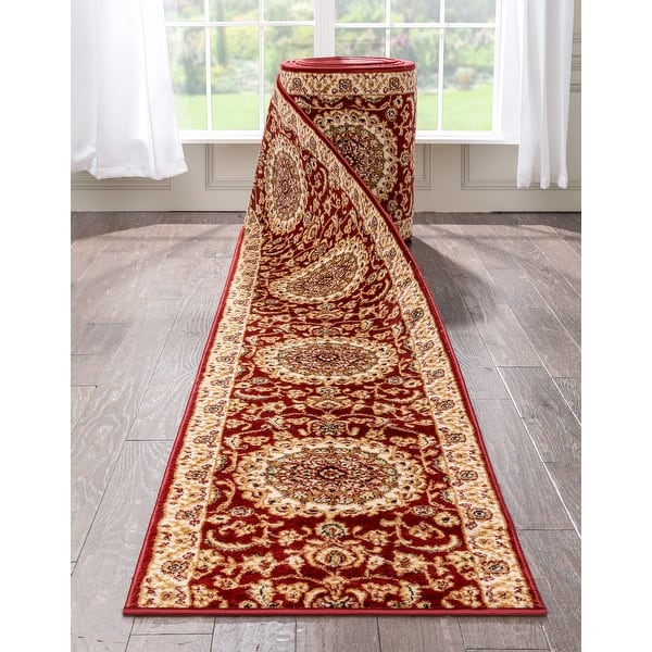 Custom Size Hallway Runner Dulcet Traditional Stair Rug - Bed Bath ...
