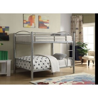 ACME Cayelynn Bunk Bed (Full/Full) in Silver - Bed Bath & Beyond - 36245258