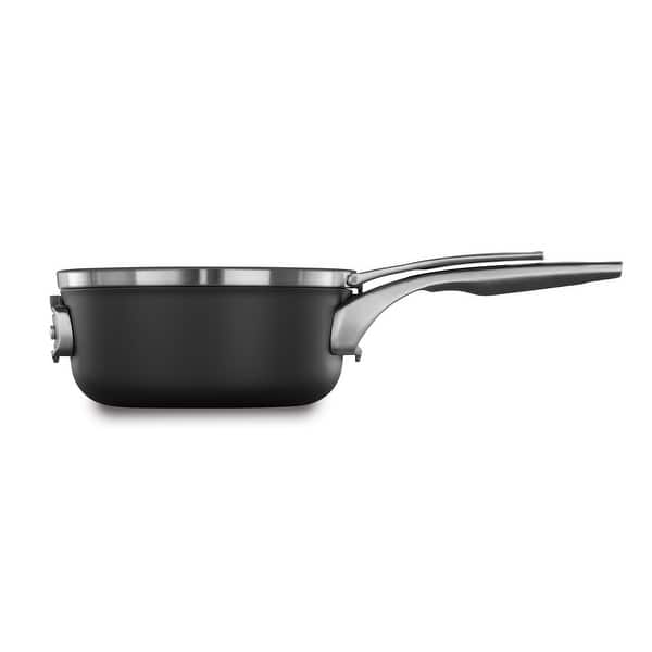 Calphalon Premier Space-Saving Hard-Anodized Nonstick, 2.5 Qt. Saucepan ...