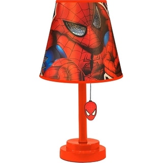 Marvel Spiderman Double Shade Kids Table Lamp - Red - Bed Bath & Beyond ...