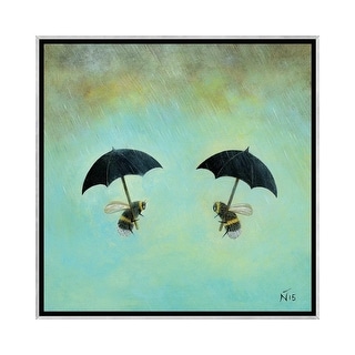 iCanvas "Rainy Day Conversation" by Neil Thompson Framed - Bed Bath ...