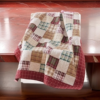 Evi 50 x 60 Inch Quilted Patchwork Throw Blanket, Soft Multicolor ...