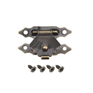 Wood Case Box Hasp 29x19mm Antique Latches Hook Bronze Tone, 5 Pcs ...