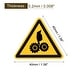 Triangle Beware of Machine Hurt Warning Sign Self Adhesive 10Pcs ...