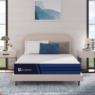 Avenco Mattress in a Box 8 Inch Bed Hybrid Mattress Gel Memory Foam and ...