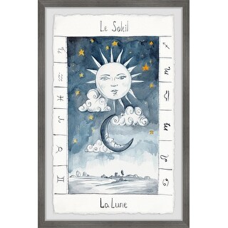 'The Moon' Framed Painting Print - Bed Bath & Beyond - 33148328