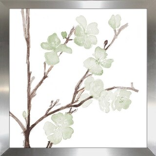 "Mint Bloom Stems (Square)" Print on Acrylic - Bed Bath & Beyond - 36560058