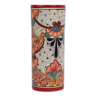 Novica Handmade Mexico Colors Ceramic Vase - Bed Bath & Beyond - 36497565