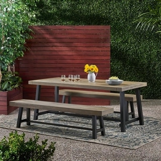 Outdoor 3 Piece Picnic Dining Set - Bed Bath & Beyond - 42803929