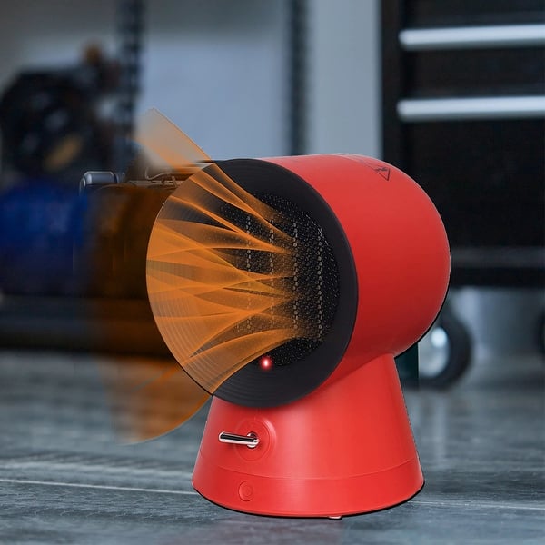 Red Portable Indoor Heat-Cold Air Cooler for Office, Study Room, Living ...