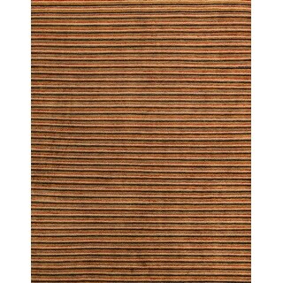 Ahgly Company Machine Washable Abstract Chocolate Brown Area Rugs - Bed ...
