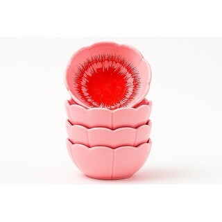 10 Strawberry Street Flower Bowls, Pink, Set of 4 - 1 cup - Bed Bath ...