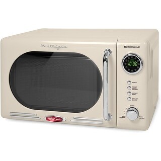 Retro Compact Countertop Microwave Oven 0.7 Cu. Ft. 700-Watts with LED ...