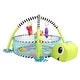 3-in-1 Cartoon Baby Infant Activity Gym Turtle Play mat & Ball Pit with ...